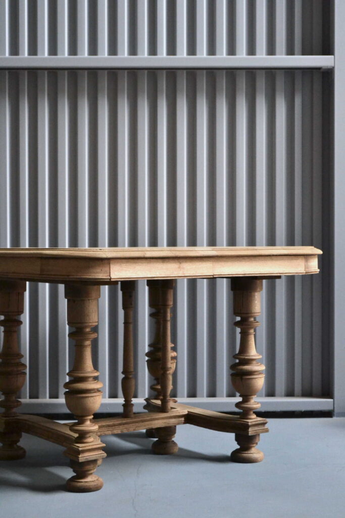 Dining table oak Henri II - 9decors