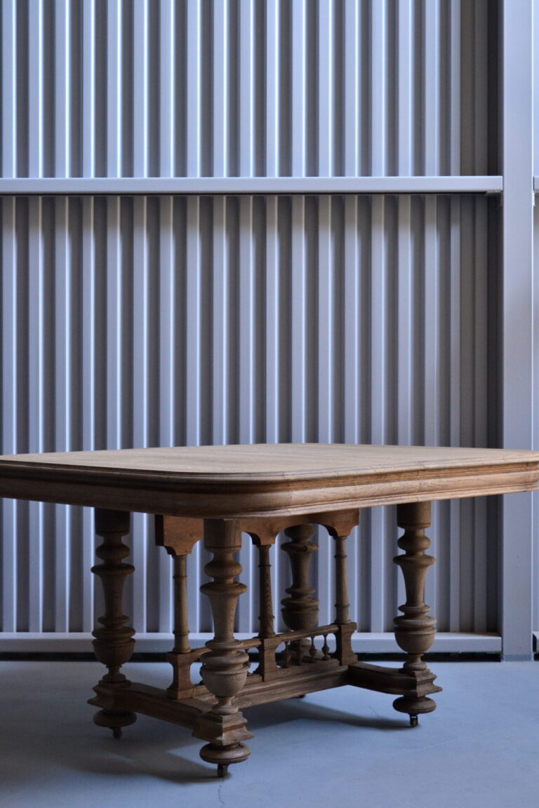 Dining table oak Henri II - 9decors